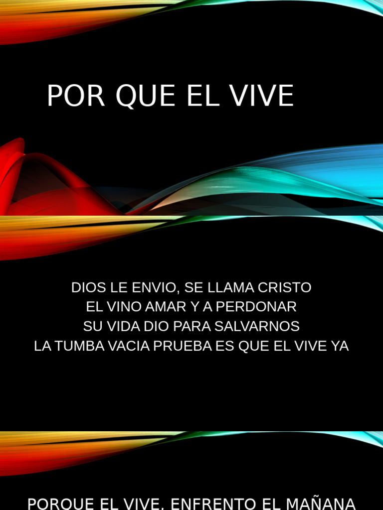 Por Que El Vive | PDF