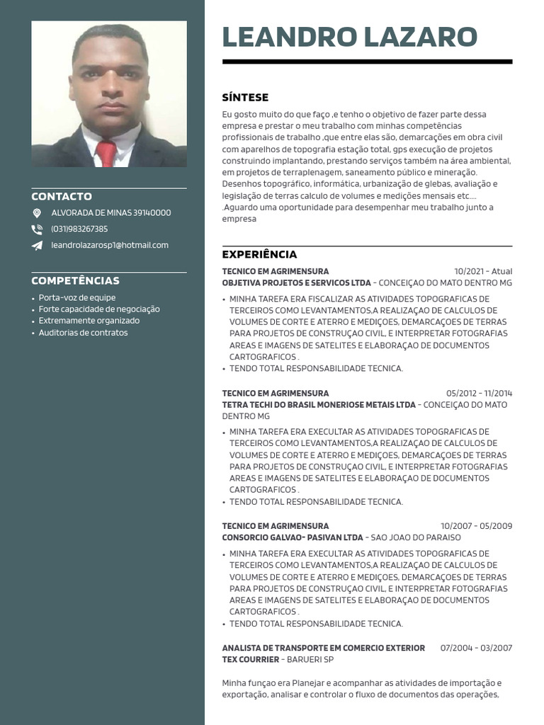 Leandro Lazaro Cv | PDF | Pesquisas