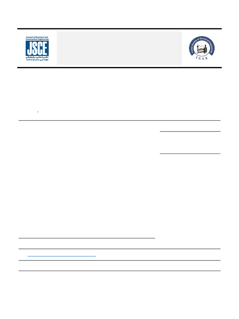 JSCE - Volume 10 - Issue 7 - Pages 205-221 | PDF