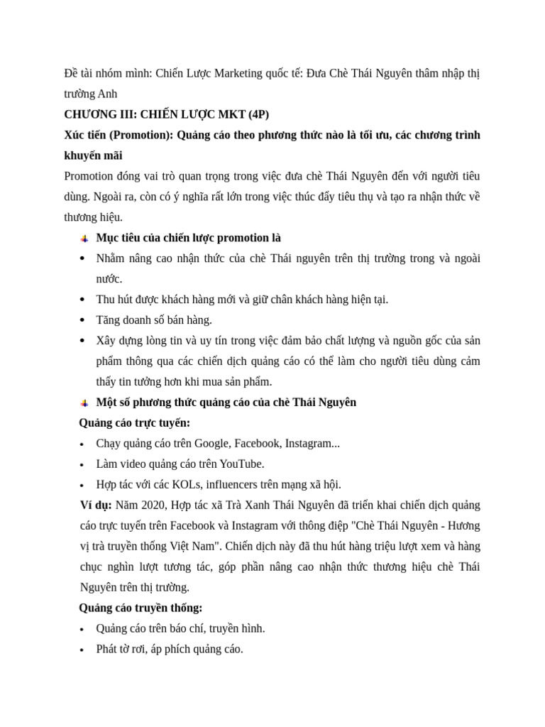 XÚC TIẾN (PROMOTION) | PDF