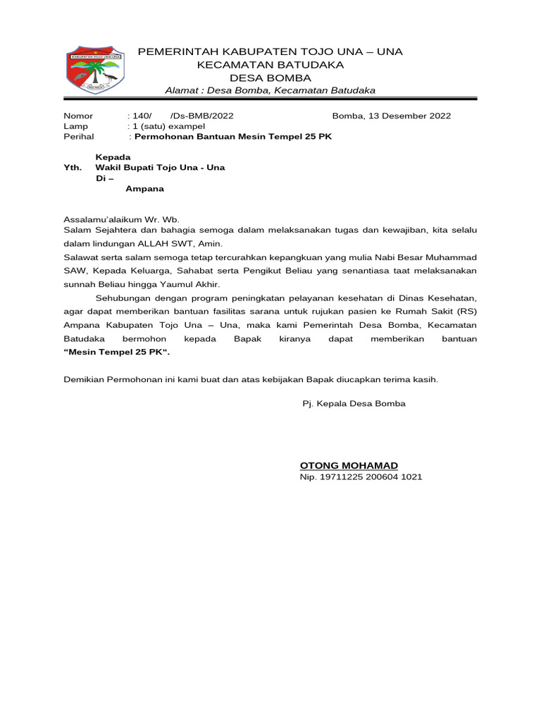 Isi Proposal Mesin Katinting | PDF