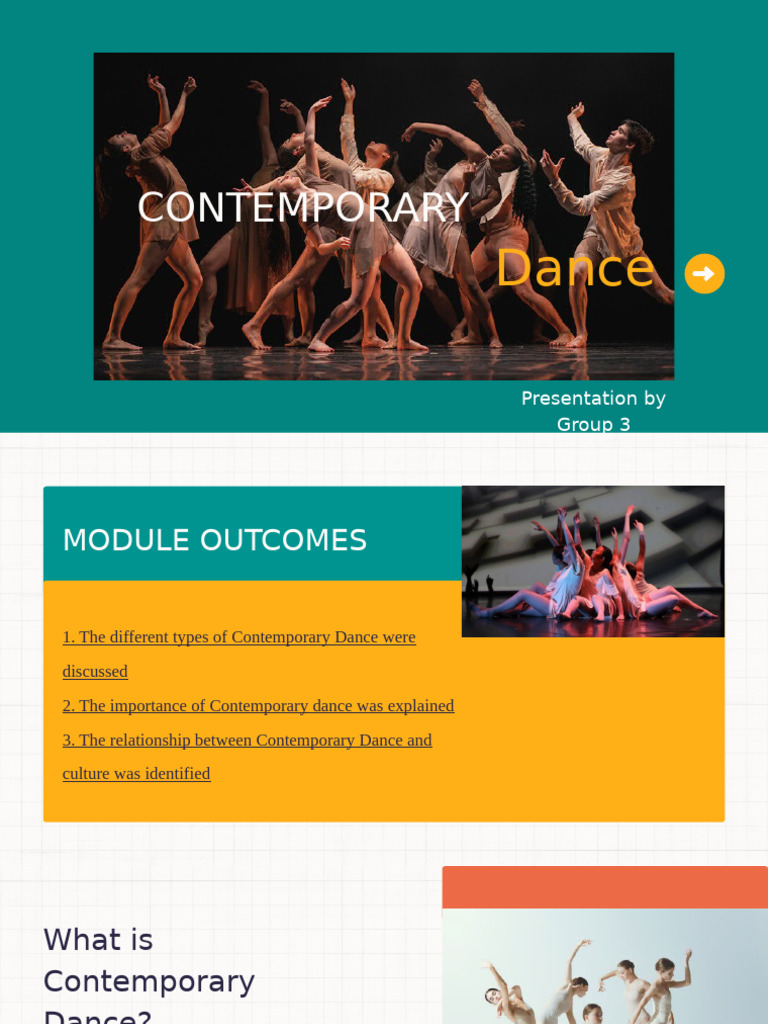 Understanding Contemporary Dance Basics | PDF | Dances | Choreography
