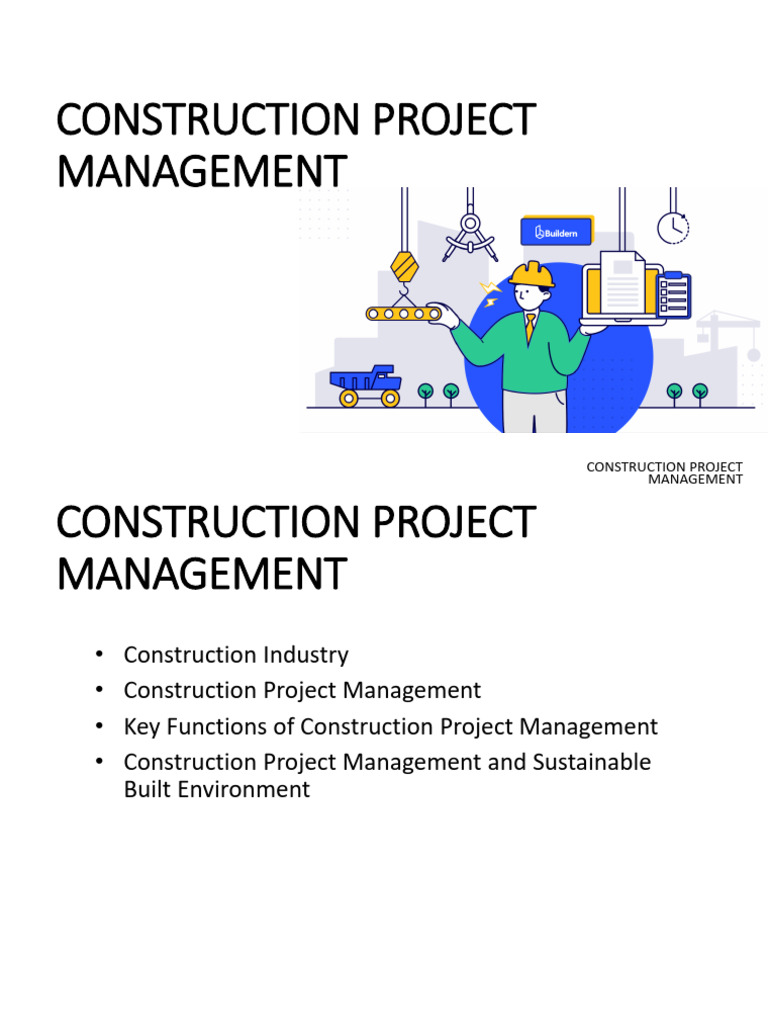 L2. Construction Project Management | PDF | Project Management ...