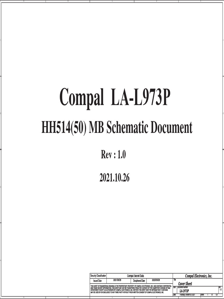 Compal MB Schematic 2021 | PDF | Computer Science | Computing
