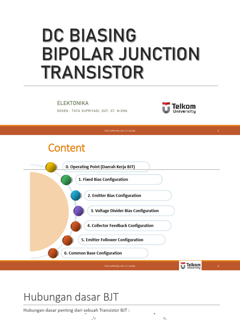 Chapter 4 - DC BIASING BJT (Tata-Rev-2021) | PDF | Bipolar Junction Transistor | Semiconductors