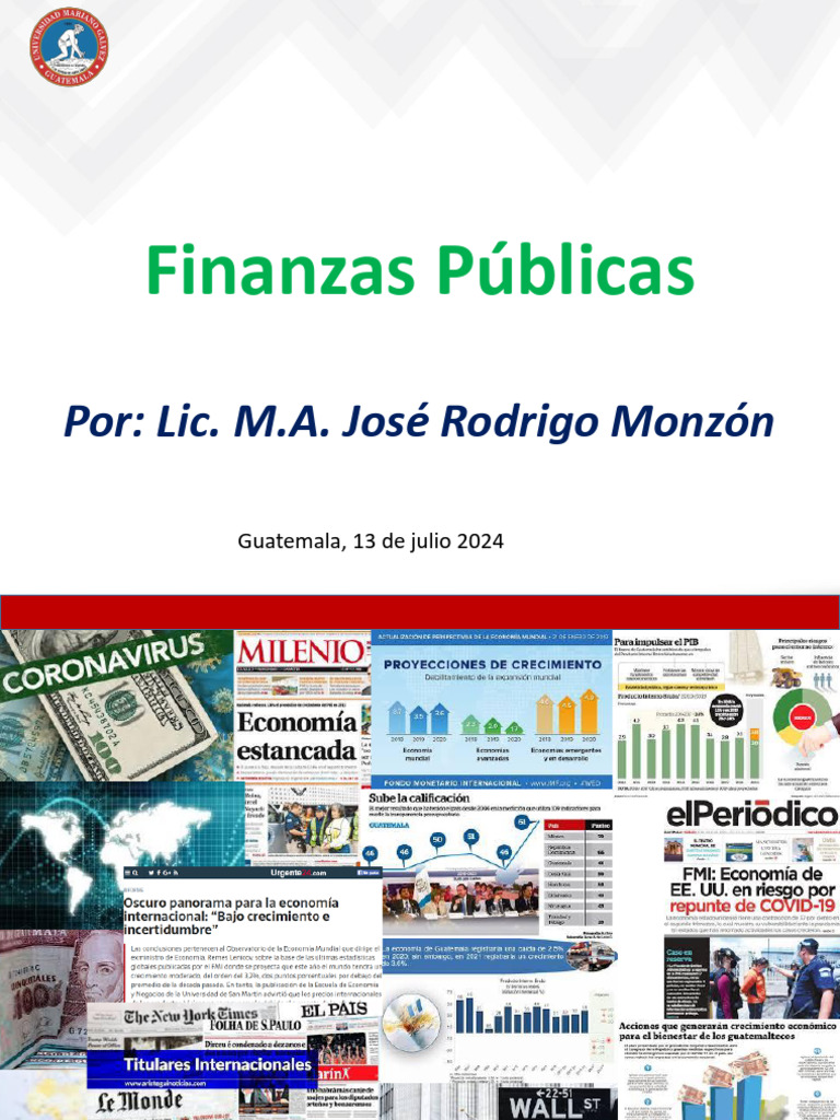 Curso Finanzas Publicas | PDF | Impuestos | Estado (política)