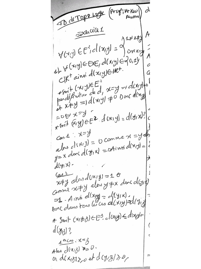 Corro TD Topo de Prof Kourouma PDF | PDF