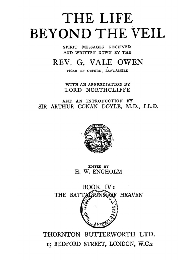 Vale Owen - The Life Beyond The Veil. Vol 4. The Battalions of Heaven | PDF