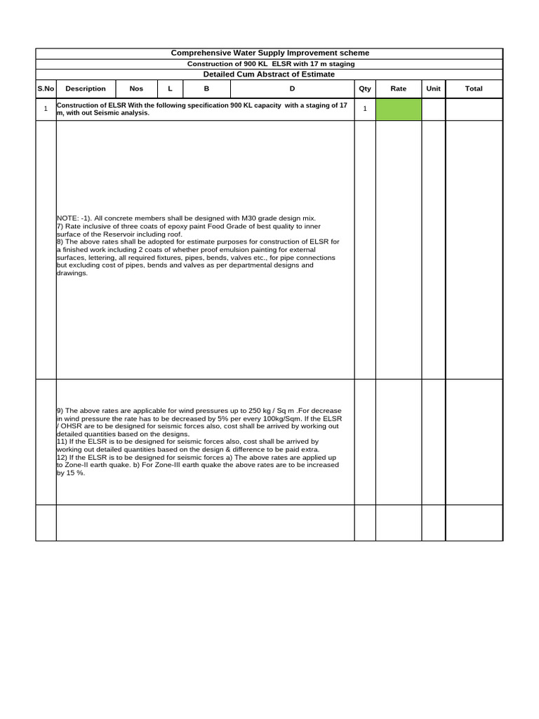ELSR Specification | PDF | Building Engineering | Civil Engineering