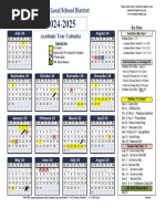 Advika 2025-2026 FBISD Calendar | PDF | Academic Term | Military Operations