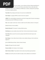 Avengers Infinity War Part 1 Script | PDF