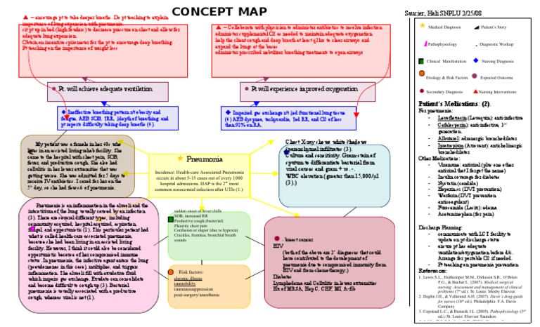 Pneumonia Concept | PDF | Pneumonia | Diseases And Disorders