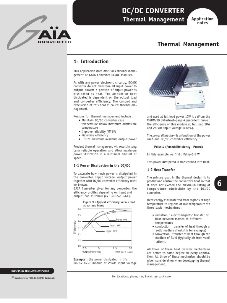 Radian Heatsink Thermal Management Guide | PDF | Heat Transfer ...