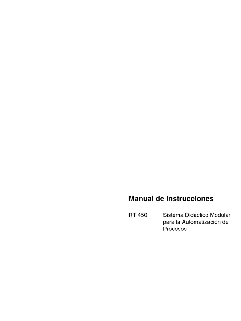 RT450s Manual de Instrucciones - V1.3 | PDF | Bomba | Ingenieria Eléctrica