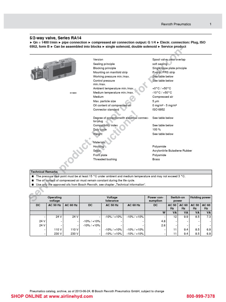 RA14_23000 | PDF | Valve | Alternating Current