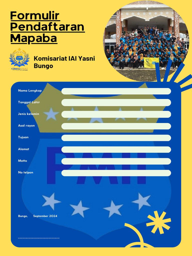 formulir mapaba 2024 | PDF