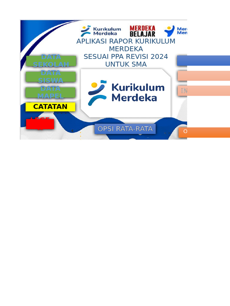 Rapor Kurikulum Merdeka SMA | PDF