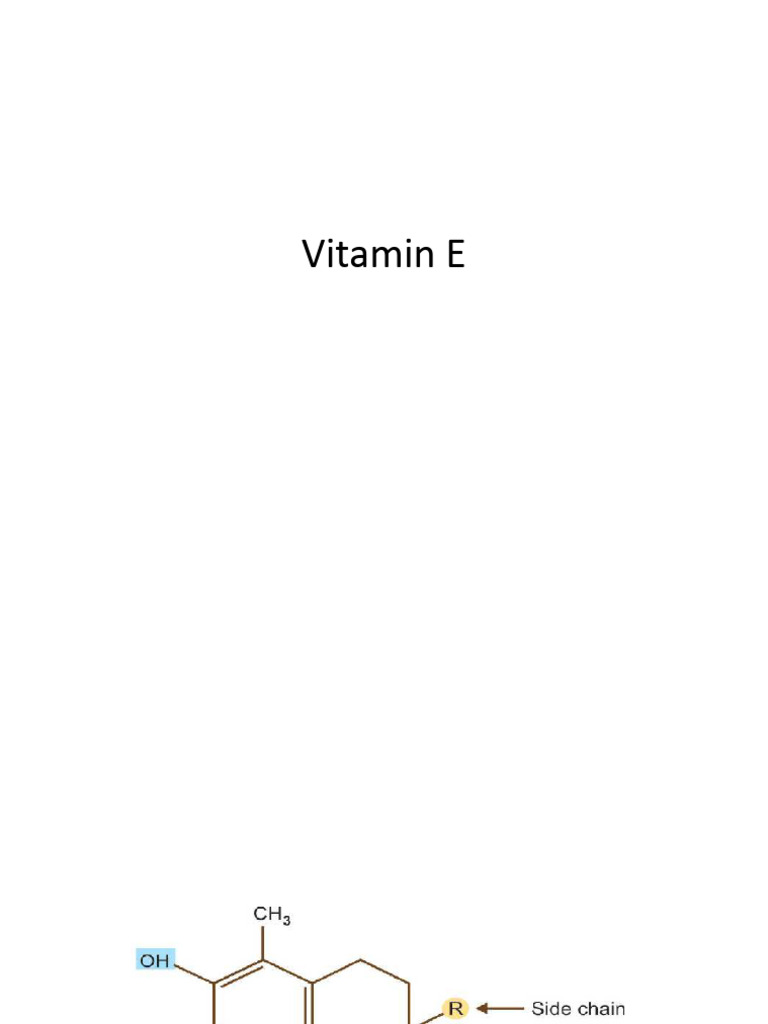 Vitamin E | PDF