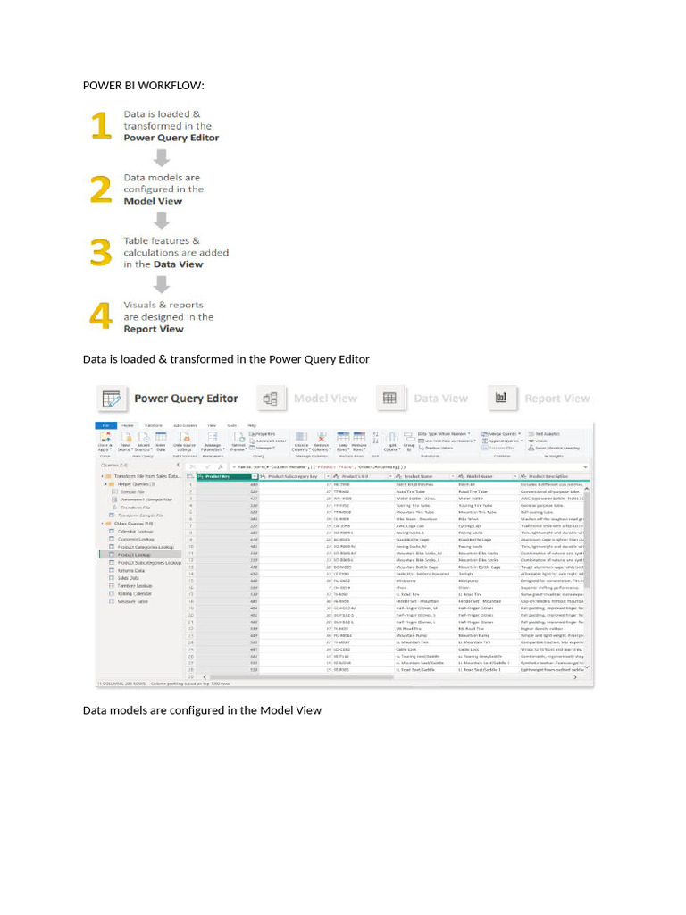 POWER BI WORKFLOW | PDF