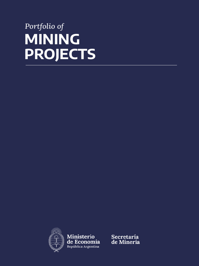 Portfolio de Proyectos Mineros Trendix | PDF | Minería de oro | Minería