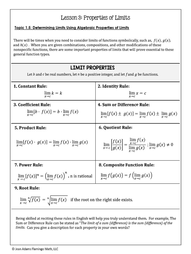 03_Limit_Properties__Squeeze_Theorem | PDF | Abstract Algebra | Geometry