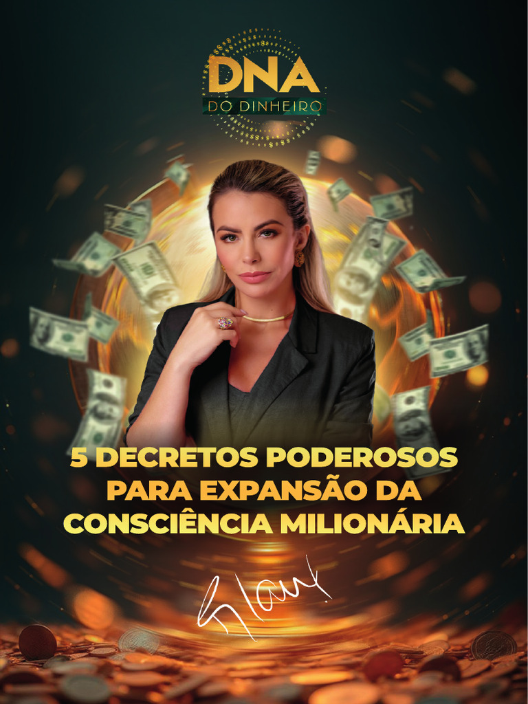 5 Decretos Poderosos para Expansão Da Consciência Milionaria-1 | PDF | Riqueza | Dinheiro