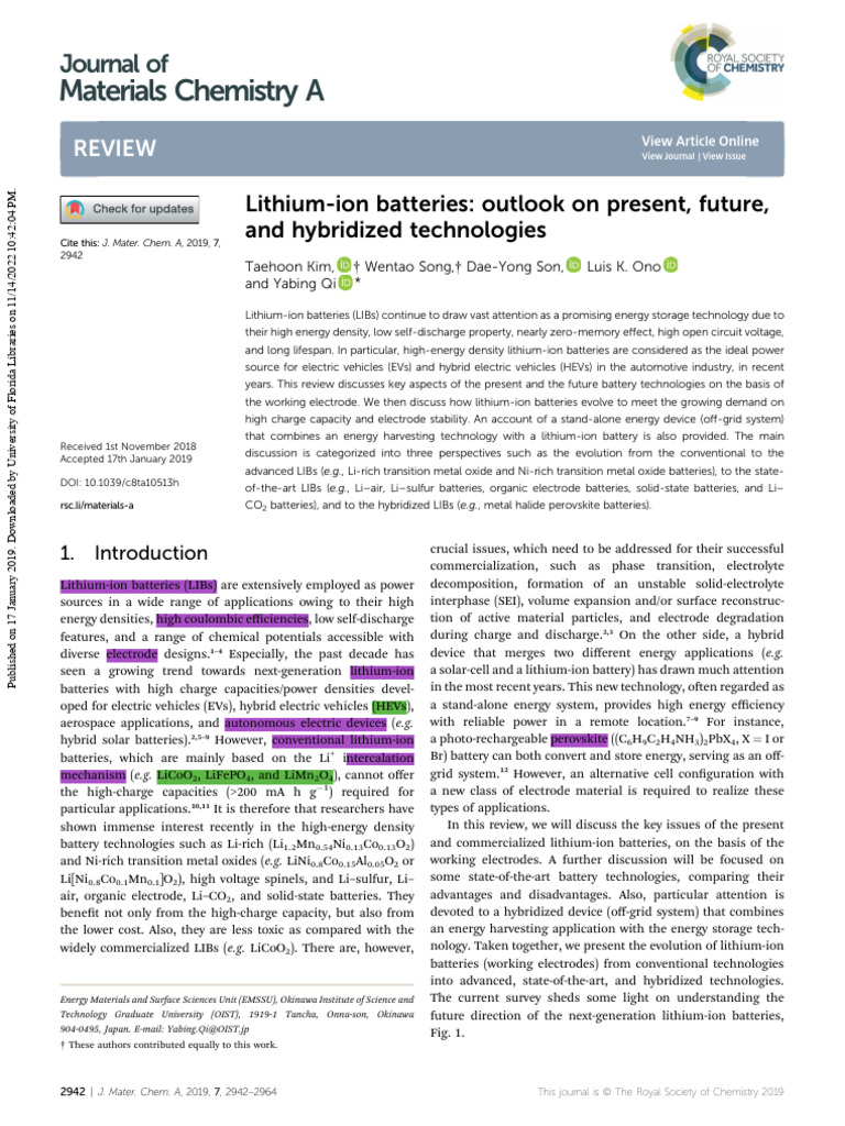 Stacey Batteries | PDF | Lithium Ion Battery | Hybrid Vehicle