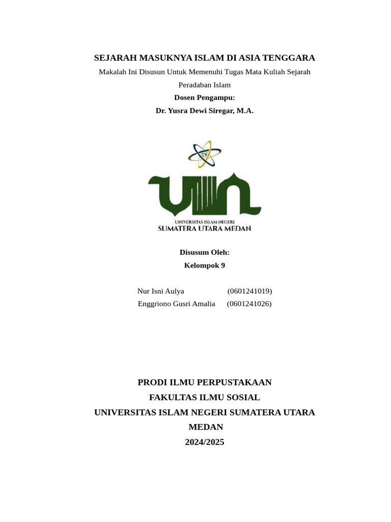Sejarah Masuknya Islam di Asia Tenggara | PDF