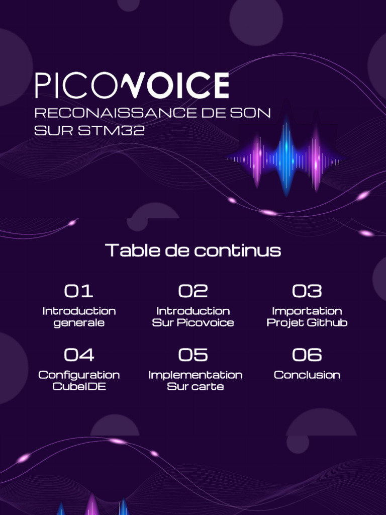 Détection vocale avec Picovoice sur STM32 | PDF | Informatique ...