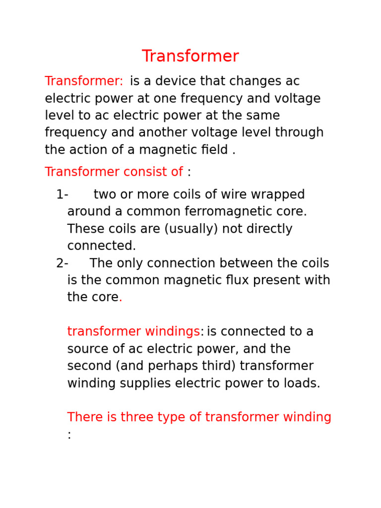 Transformer | PDF | Transformer | Alternating Current