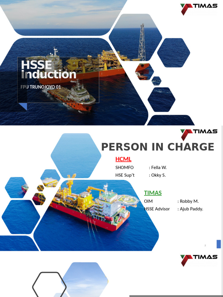 FPU Trunojoyo HSSE Induction - Brief | PDF | Personal Protective ...