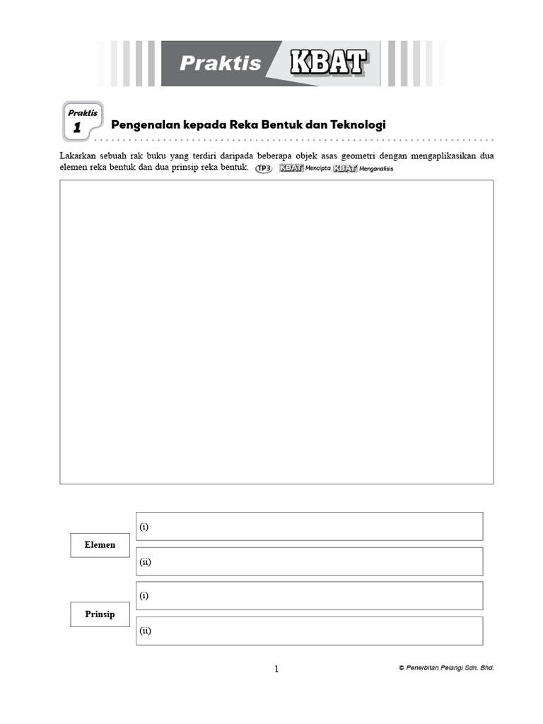 PraktisKBAT RBT t1 | PDF