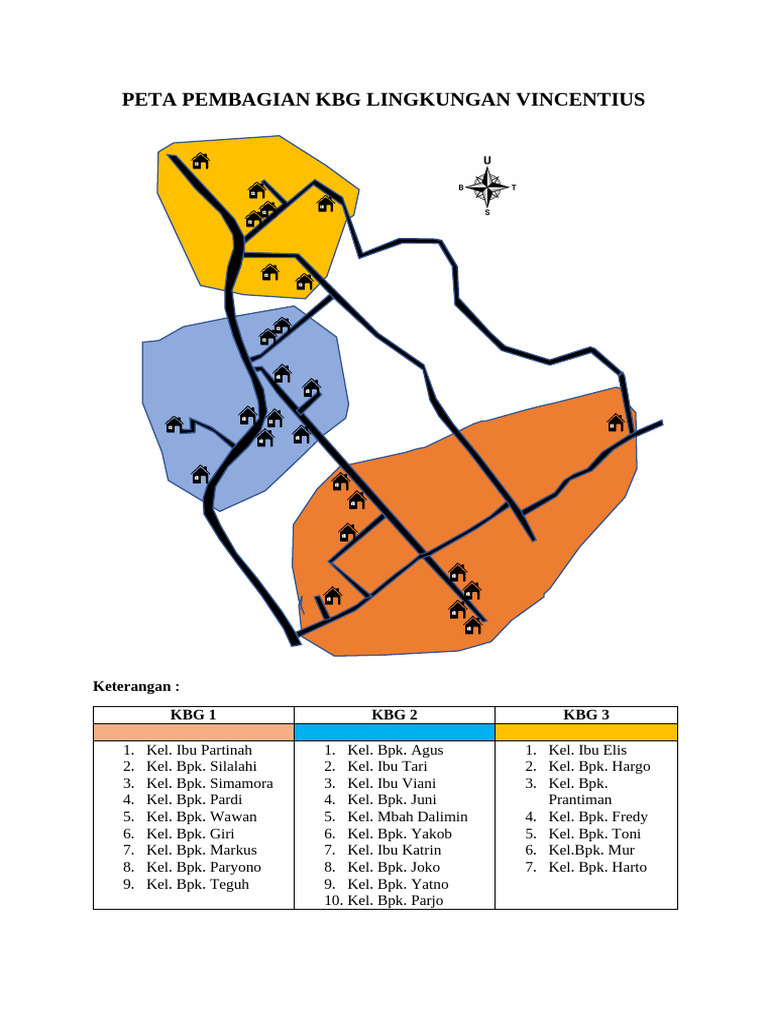 Ver 1 Peta Wilayah KBG Ling. Vincentius | PDF