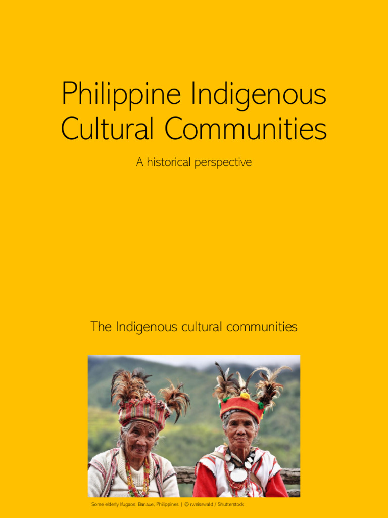 Philippine Indigenous Cultural Communities | PDF | Cultural Anthropology