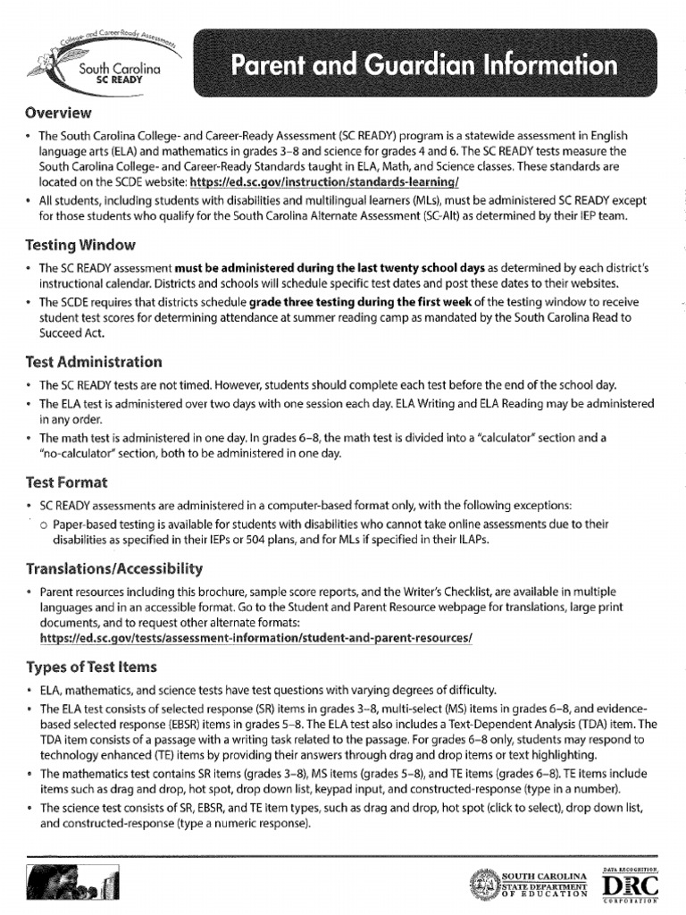 SC Ready Testing | PDF