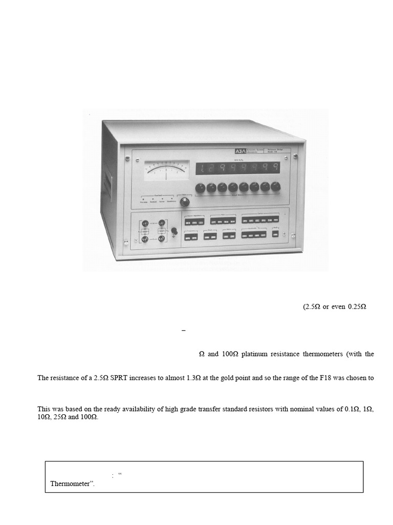7_An F18 type ratio transformer bridge | PDF | Detector (Radio ...