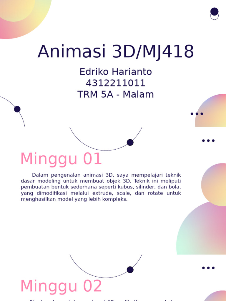 Animasi Presentation | PDF