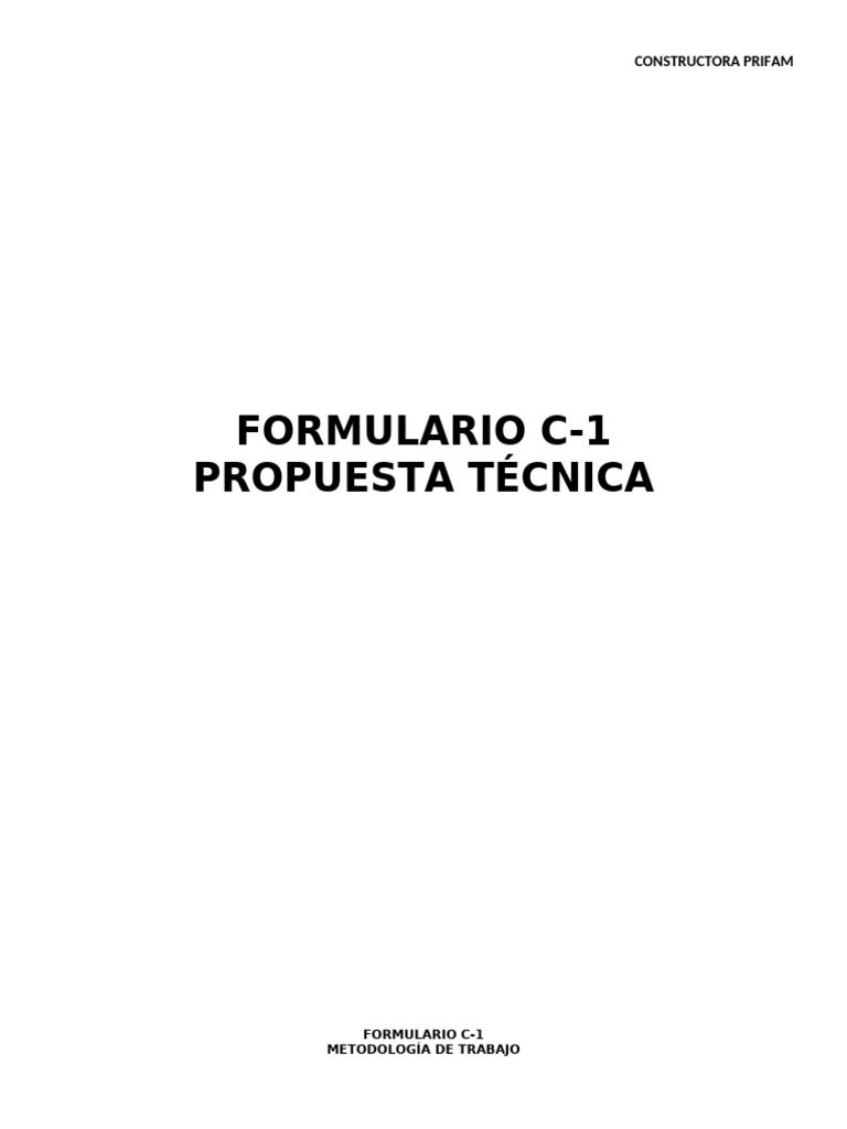 Formulario C-1 Ale | PDF | Hormigón | Cemento