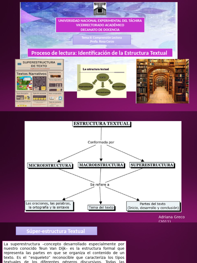 Presentación Tema 2. Tipologías Textuales | PDF | Comprensión lectora | Ciencia cognitiva