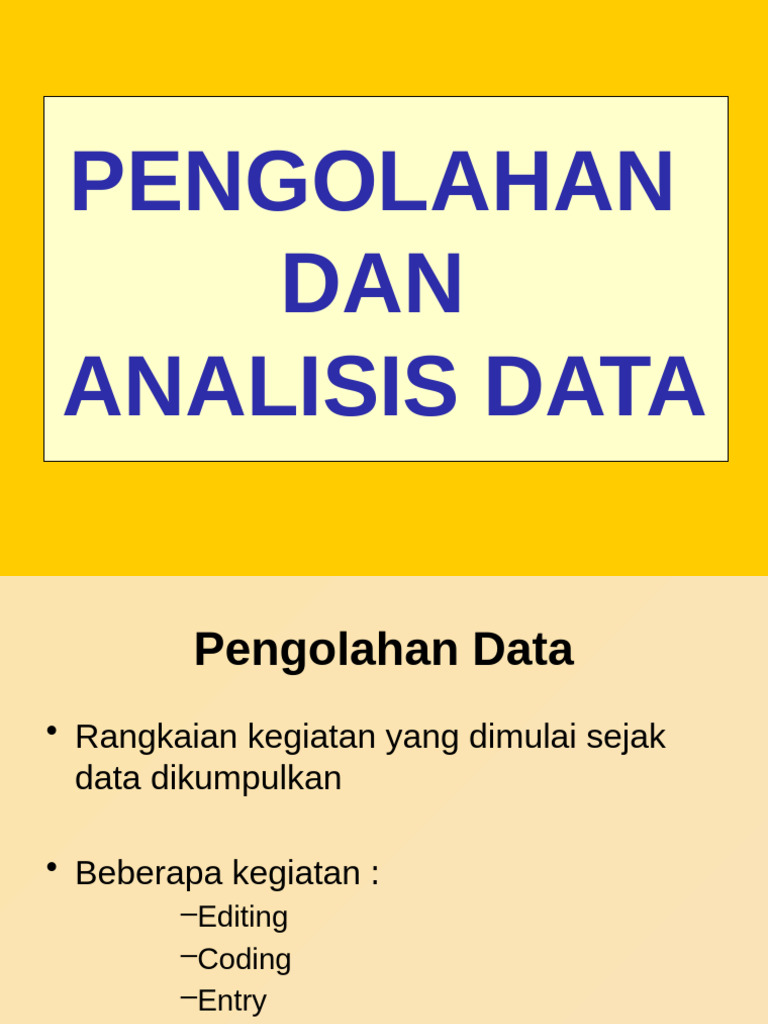 Analisis Data | PDF