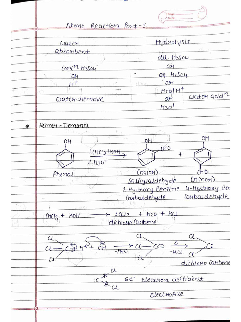 Basic Organic Reactions | PDF