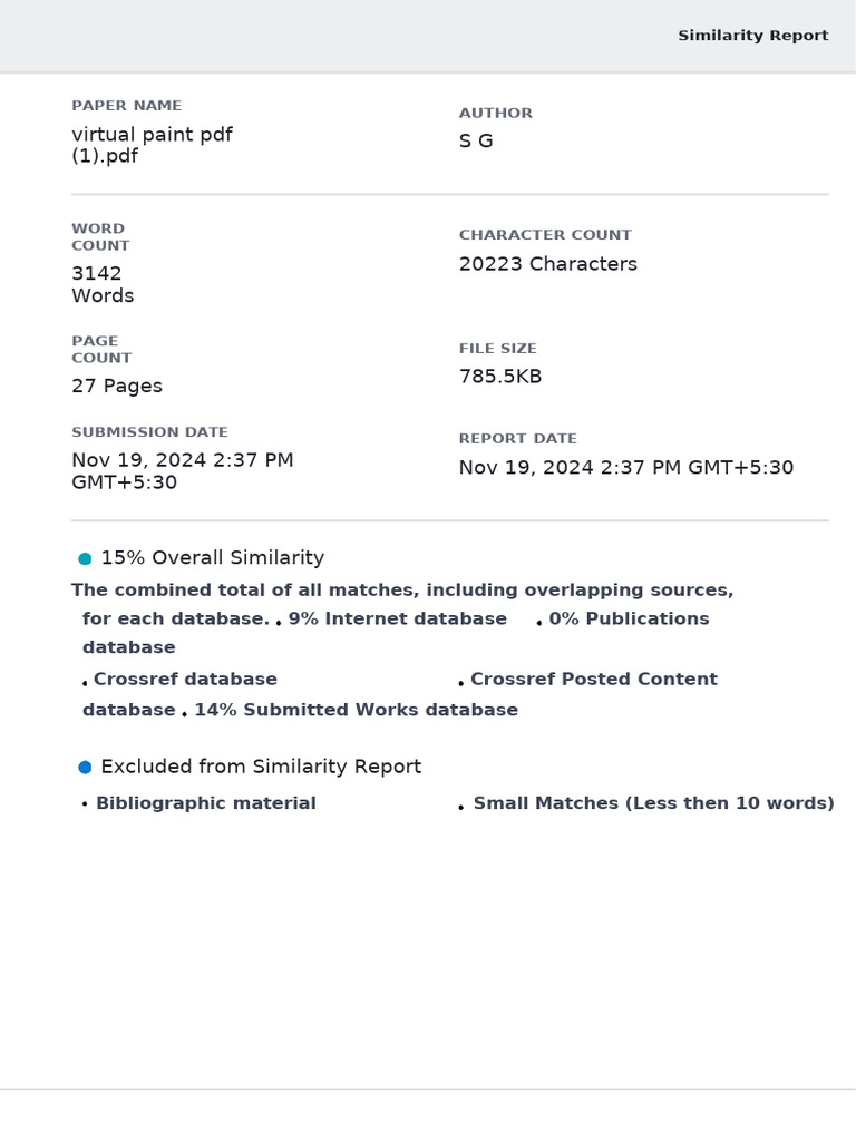 Virtual Paint by MRX PDF | PDF | Usability | Computer Vision