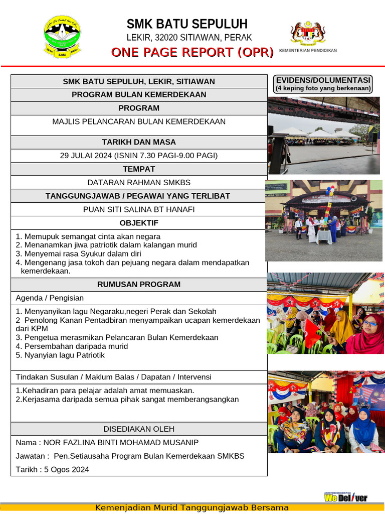 Opr Hari Merdeka 2024 | PDF