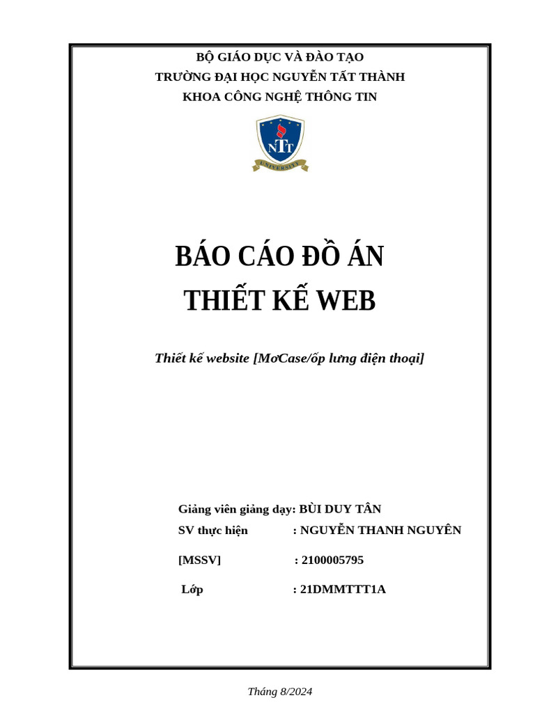 Bao Cao Do An | PDF