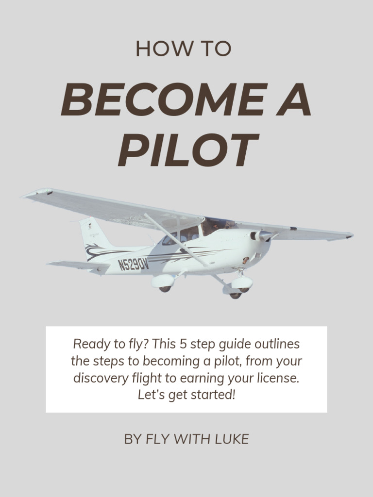 Steps to Become a Pilot | PDF | Aviation