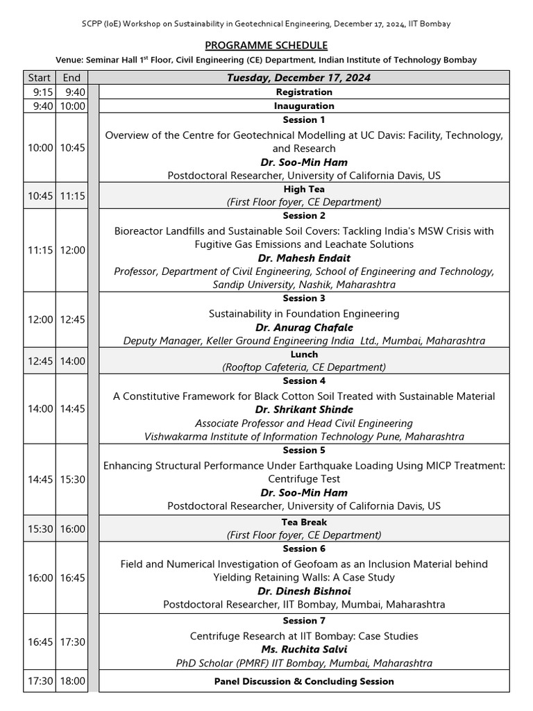 Complete Schedule Pdf Civil Engineering Engineering