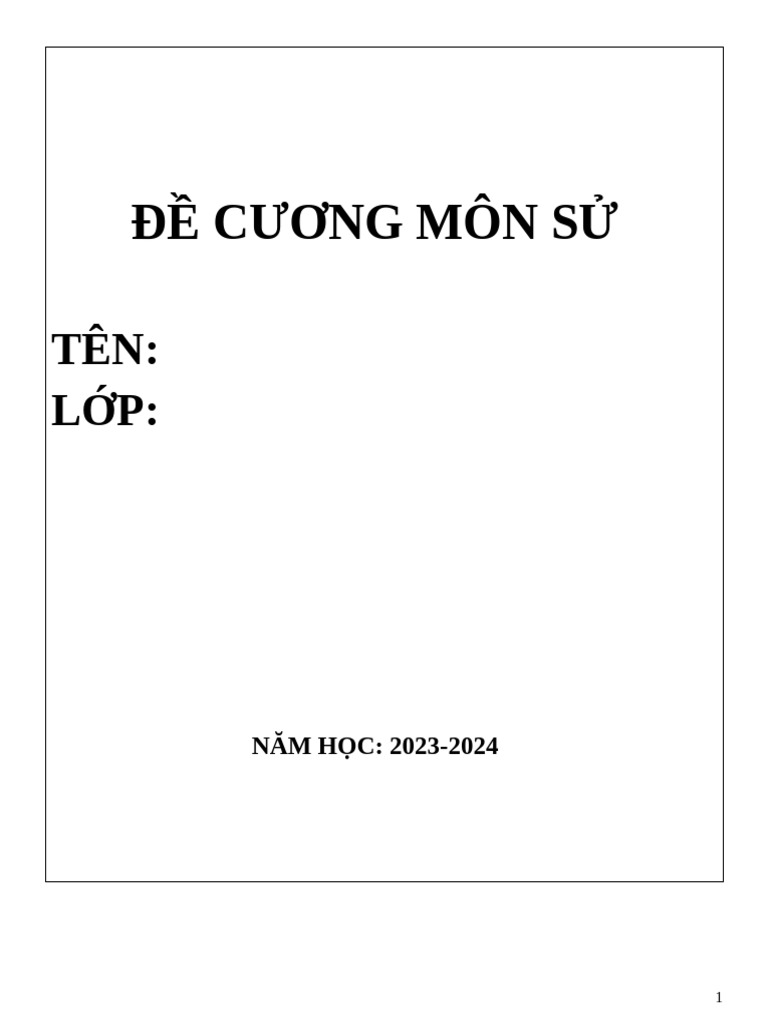 Lich Su | PDF