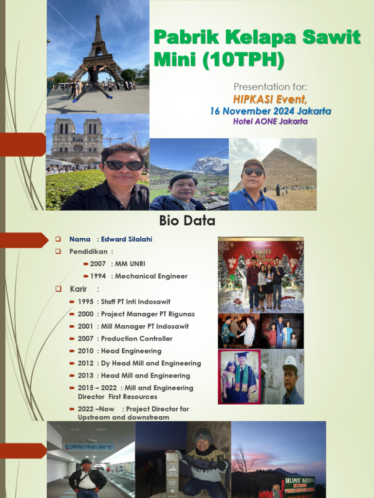 Dpsi - Sesi 3 - Pabrik Kelapa Sawit Mini - Edward Silalahi | PDF