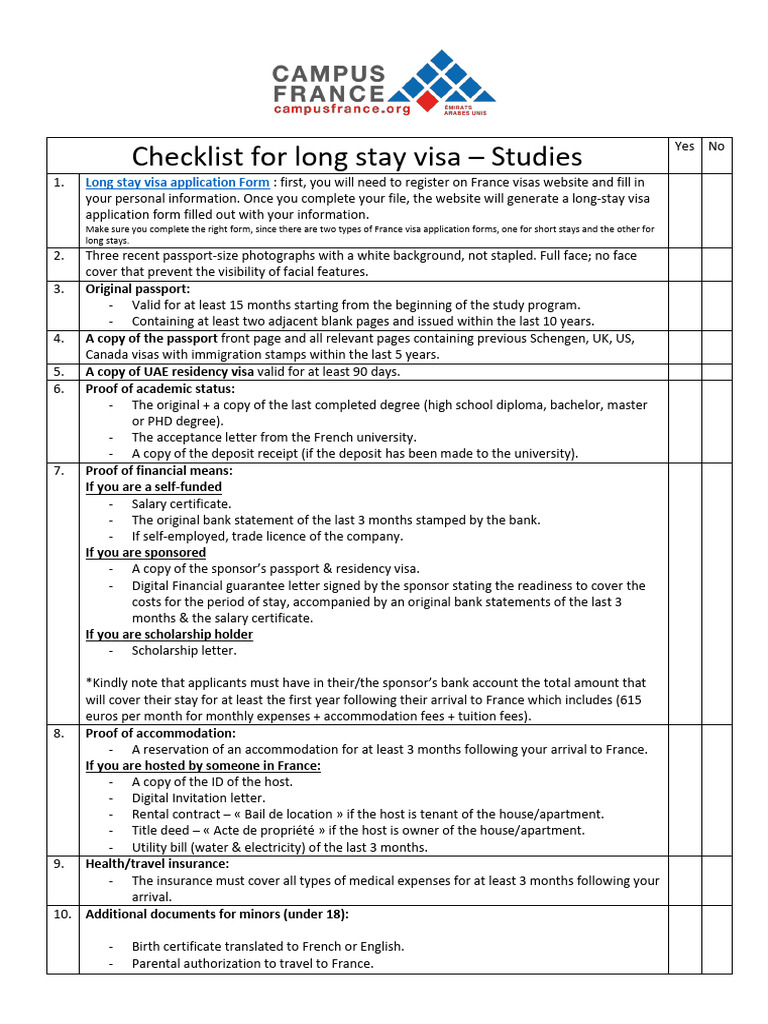 Checklist for student visa application | PDF | Travel Visa | Passport