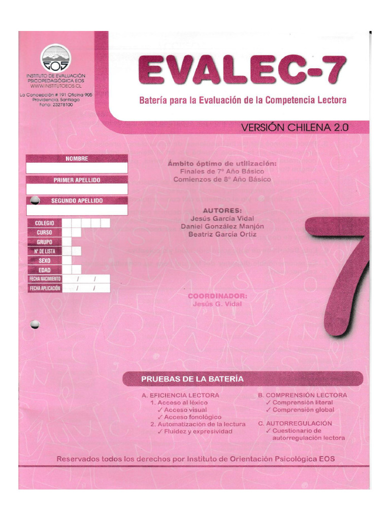 EVALEC 7 | PDF